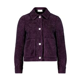 Cartoon Damen Jackenblazer "Damen mit aufgesetzten Taschen", lila, Gr. 44, Obermaterial: 82% Polyester, 18% Polyamid, Blazer