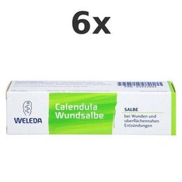 Weleda 6x Calendula Wundsalbe 25 g