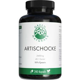 Heilpflanzenwohl GmbH Green Naturals Artischocke 2600 mg m.10% Cynarin 240 St