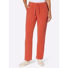 Classic Basics Damen Fleecehoseterra, Gr. 56, unifarben, 100% Polyester, Hosen