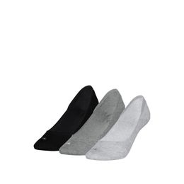 Calvin Klein Damen F&uuml;&szlig;linge "CK WOMEN FOOTIE LC", Gr. 39, schwarz-wei&szlig;, Baumwollmischung, Socken