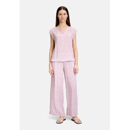 Cartoon Damen Schlupfbluse "Damen mit Muster", lila, Gr. 44, Obermaterial: 100% Viskose, Blusen