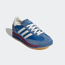 M&auml;dchen Sneaker "SL 72 RS KIDS", adidas originals, Gr. 35,5blau, core wei&szlig;, better scarlet, Leder, Textil, Schuhe, f&uuml;r Kinder & Jugendliche