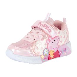 Disney M&auml;dchen Sneaker "Peppa Pig", Gr. 26pink, Synthetik, Schuhe, Peppa Wutz, mit cooler Blinkfunktion
