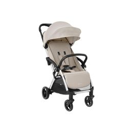Kikkaboo Kinderwagen, Buggy Eden bis 22 kg Federung Regenschutz zusammenklappbar beige