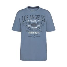 Man's World Shirt male size XXL Smoke blue / Black / White