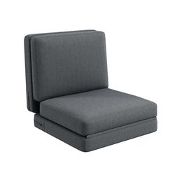 HOMCOM Bodensofa in Dunkelgrau 268L x 75B x 18H cm | Gr.: onesize