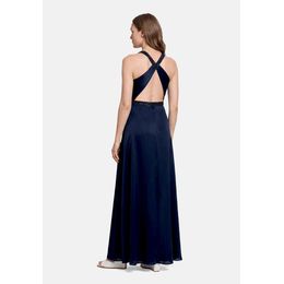 Vera Mont Damen Abendkleid "Damen r&uuml;ckenfrei", blau, festlich, Gr. 46, Chiffon, Obermaterial: 100% Polyester. Futter: 100% Polyester, Kleider,