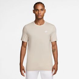 Nike Sportswear Herren T-Shirt "M NSW CLUB TEE"lt orewood b, Gr. XXL, Jersey, Obermaterial: 100% Baumwolle, Shirts, mit Logostickerei auf der Brust,