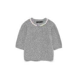 Vero Moda Curve Strickjacke 'OCEAN' Damen Gr&ouml;&szlig;e L/XL graumeliert