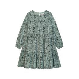 DANAMADE M&auml;dchen Jerseykleid "DANAMADE Dress DHELENE", gr&uuml;n, Gr. 104, Obermaterial: 100% Viskose. Futter: 100% Baumwolle, Kleider