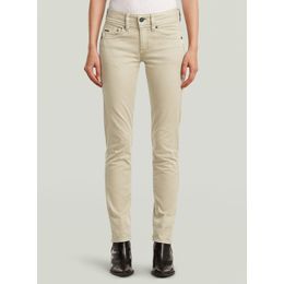 G-Star Raw G-STAR Damen Chinohose "Midge Slim Straight Chino", beige, Gr. 32, Obermaterial: 97% Baumwolle, 3% Elasthan, Hosen