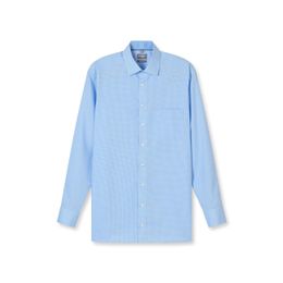 OLYMP Herren Businesshemd "OLYMP Luxor, Comfort Fit, New Kent", blau, Gr. 45, 100% Baumwolle, Hemden