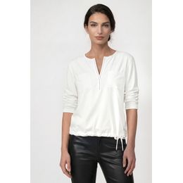 monari Damen Schlupfbluse "Schluse Basic Schmuck", wei&szlig;, Gr. 42, unifarben, Web, Obermaterial: 100% Polyester. R&uuml;ckenteil: 92% Viskose, 8% Elasthan.