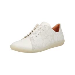 Think! THINK Damen Schn&uuml;rschuh "Think Sneaker Leder", Gr. 43, wei&szlig;, Leder, Schuhe