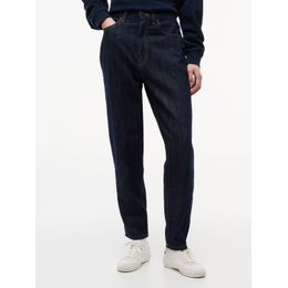 Tommy Jeans Damen Mom-Jeans "MOM JEAN UH TPR RW"denim schwarz, Gr. 26, Denim/Jeans, Obermaterial: 80% Baumwolle, 20% Leinen, Jeans, Ultra High Waist,