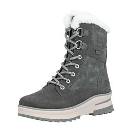Remonte Damen Schn&uuml;rstiefelette "Remonte Stiefelette Veloursleder", Gr. 39smoke, Veloursleder, Schuhe