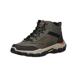 Skechers Herren Schn&uuml;rstiefelette "Skechers Stiefelette Leder", Gr. 44, braun, Leder, Schuhe