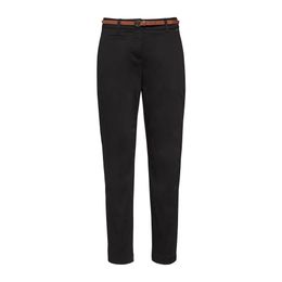 comma, COMMA Chinohose Damen Gr&ouml;&szlig;e 42 braun / schwarz