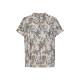 Camel Active Baumwollbluse mit kurzen &Auml;rmeln Damen Gr&ouml;&szlig;e L bunt
