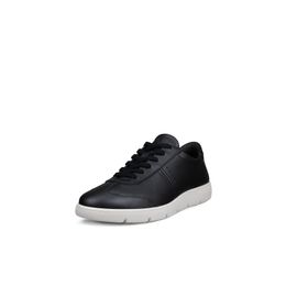 Ecco Damen Sneaker "Ecco BELLA 2", Gr. 35, schwarz, Leder, Schuhe, Schn&uuml;rschuh, Halbschuh, Freizeitsneaker in edler Optik