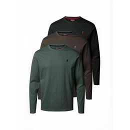 MCS Herren Kurzarmhemd "MCS T-shirt MCJack", gr&uuml;n, Gr. S, Obermaterial: 100% Baumwolle, Hemden