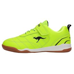 Kangaroos M&auml;dchen Sneaker "K-RIDYARD EV", Gr. 30, gr&uuml;n, Synthetik, Schuhe, Indoorschuh, Hallenschuh,nicht abf&auml;rbende Sohle