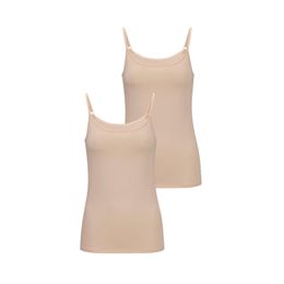 Falke Damen Funktionsunterhemd "Daily Comfort", beige, Gr. M, Obermaterial: 96% Baumwolle CO. 4% Elasthan EL., Unterhemden
