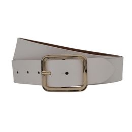 AnnaMatoni Damen Lederg&uuml;rtel "AnnaMatoni AnnaMatoni Damen Leder G&uuml;rtel Echtleder mit moderner", wei&szlig;, Gr. 100, 100% Leder, G&uuml;rtel