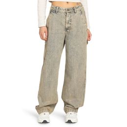 Element Damen Workerjeans "Carpenter Denim", beige, Gr. 25, Obermaterial: 70% Baumwolle, 30% Baumwolle., Jeans