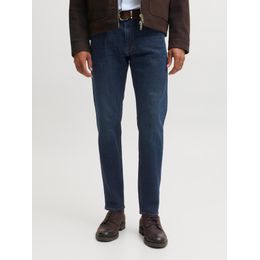 Jack & Jones JACK & JONES Herren Comfort-fit-Jeans "JJIMIKE JJCLASSIC JOS 648 SN", blau, Gr. 30, Abriebeffekte, Denim/Jeans, Obermaterial: 79% Baumwolle, 20%