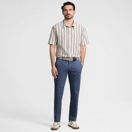 LANDS' END Chino-Hose f&uuml;r Herren, Slim Fit, Herren, size: regular, Blau, Baumwolle/Baumwoll-Mischung, by Lands' End