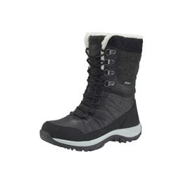 Hi-Tec Damen Outdoorwinterstiefel "Riva Waterproof", Gr. 39, schwarz, Synthetik, Textil, Schuhe, Winterstiefel, Snowboots, Winterschuhe, wasserdicht