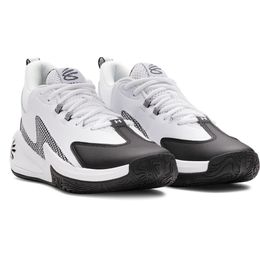 Under Armour Herren Basketballschuh "CURRY 3Z 25", Gr. 47wei&szlig;, schwarz, schwarz, Leder, Synthetik, Textil, Schuhe