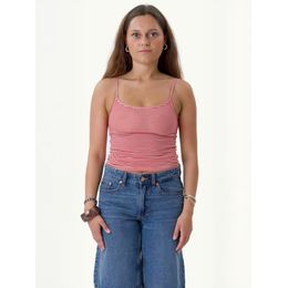 ITS MAY Damen Funktionstop "ITS MAY Top Evelina", rot, Gr. XS, Obermaterial: 95% Baumwolle, 5% Elasthan, Tops