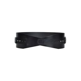 Haute Cuir G&uuml;rtel 'Calliopes Wide Belt' Damen Gr&ouml;&szlig;e 65/80 schwarz