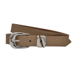 AnnaMatoni Damen Lederg&uuml;rtel "AnnaMatoni AnnaMatoni Damen Lederg&uuml;rtel 2,5 cm breit mit"gold 999, Gr. 115, 100% Leder, G&uuml;rtel