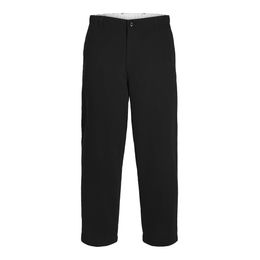 Jack & Jones JACK & JONES Herren Schlupfhose "JPSTEVAN ELVARO JOGGER SN", schwarz, Gr. M, unifarben, Web, Obermaterial: 100% Baumwolle, Hosen, Baumwolle, barrel