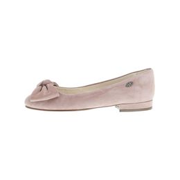 XAVER LUIS Schuhmanufaktur Ballet Flats 'PAULINA - mit gro&szlig;er Lederschleife' female size 38 Rose
