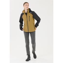 WEATHER REPORT Damen Outdoorjacke "CAMELIA W-PRO15000", braun, Gr. 46, bedruckt, mehrfarbig, 94% Polyester, 6% Elasthan, Jacken, mit wasserdichter