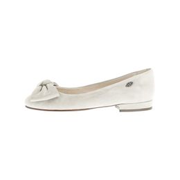 Xaver Luis Schuhmanufaktur Ballerina 'PAULINA - mit gro&szlig;er Lederschleife' Damen Gr&ouml;&szlig;e 40 elfenbein Sommerschuhe