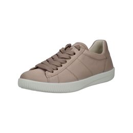 Legero Damen Sneaker "Legero Sneaker Glattleder", Gr. 38,5, beige, Glattleder, Schuhe