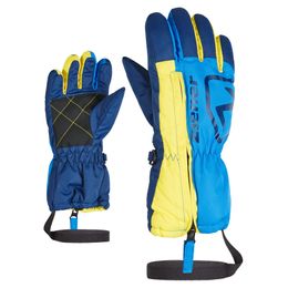 Ziener Kinder Skihandschuhe "LEO-Z Kinder"persian blau, Gr. 4, Kunstfaser, Handschuhe, wasserabweisend, windabweisend, atmungsaktiv, langer