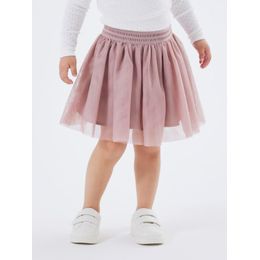 name it M&auml;dchen T&uuml;llrock "NMFNUTULLE SKIRT NOOS", rosa, Gr. 110, unifarben, T&uuml;ll, Obermaterial: 100% Polyester, R&ouml;cke, Kunstfaser, T&uuml;ll