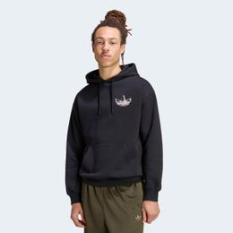 Herren Kapuzensweatshirt "POWDER TONGUE HOODIE"schwarz, Gr. L, adidas originals, Obermaterial: 82% Baumwolle, 18% Polyester, Sweatshirts, mit