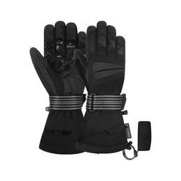 Reusch Damen Skihandschuhe "Sweeber III R-TEX XT", schwarz, Gr. 10, mehrfarbig, 45% Polyester, 38% Polyamid, 2% Lederimitat, 1% Elasthan, Handschuhe,