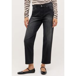 Angels Damen 7/8-Jeans "EVY"anthrazit used, Gr. 38, Denim/Jeans, Obermaterial: 91% Baumwolle, 6% Polyester, 3% Elasthan, Jeans, 7/8-lange