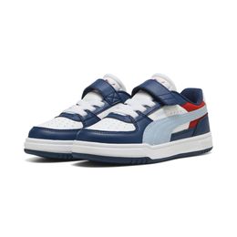 Puma M&auml;dchen Sneaker "Caven III Block Sneakers Kinder", Gr. 30, blau, Obermaterial: Synthetik, Textil. Futter: Textil. Innensohle: Textil, Keine