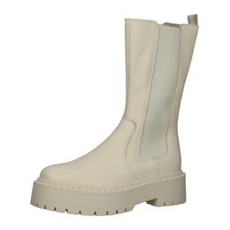 Steve Madden Damen Stiefel "Steve Madden Stiefel Leder", Gr. 40, beige, Leder, Schuhe