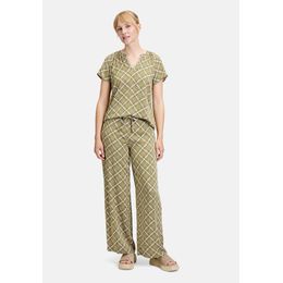 Cartoon Damen Shirtbluse "Damen mit Muster", bunt, Gr. 34, Obermaterial: 100% Viskose, Blusen